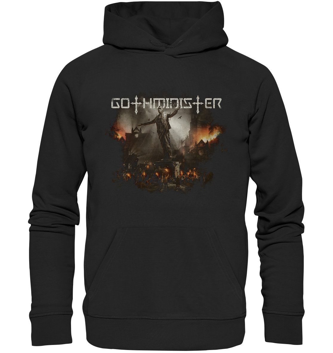 Gothminister - and hell breaks loose - Organic Basic Hoodie ...